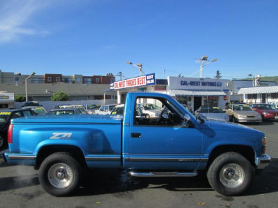 Buy 1992 Chevrolet 1500 Silverado156,731,Regular Cab Pickup,Bahama Blue ...