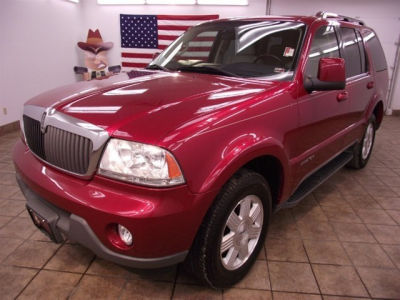 Buy 2003 Lincoln Aviator Base62,962,SUV,Vivid Red Clearcoat...,Light ...