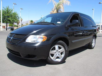 Buy 2007 Dodge Caravan SXT115,307,Minivan,Black,Gray,W1371950 ...