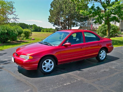 Buy 1996 Ford Contour GL181,015,Sedan,Red,Gray,P4736,1FALP6538TK194290 ...