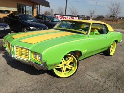 Buy 1972 Oldsmobile Cutlass Supreme67,541,Coupe,Lime / Yellow,Yellow ...