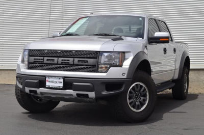 Buy 2011 Ford F150 SVT Raptor18,087,Crew Cab Pickup,Silver,Black ...
