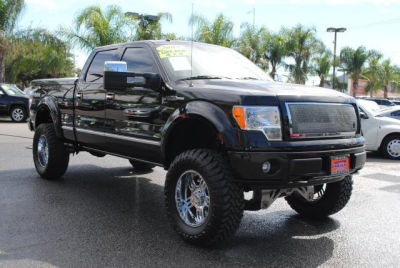 Buy 2009 Ford F150 Platinum36,580,Crew Cab Pickup,Black,Tan,7618 ...