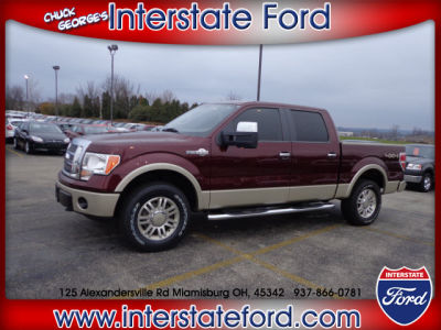 Buy 2010 Ford F150 King Ranch27,687,Crew Cab Pickup,Royal Red / Pueblo ...