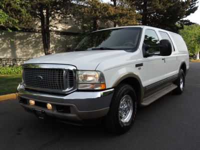 Buy 2002 Ford Excursion Limited90,086,SUV,Oxford White Clearco...,Tan ...