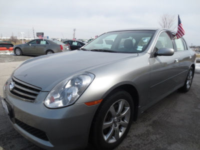 Buy 2006 Infiniti G35 x110,793,Sedan,Liquid Platinum Meta...,Graphite ...